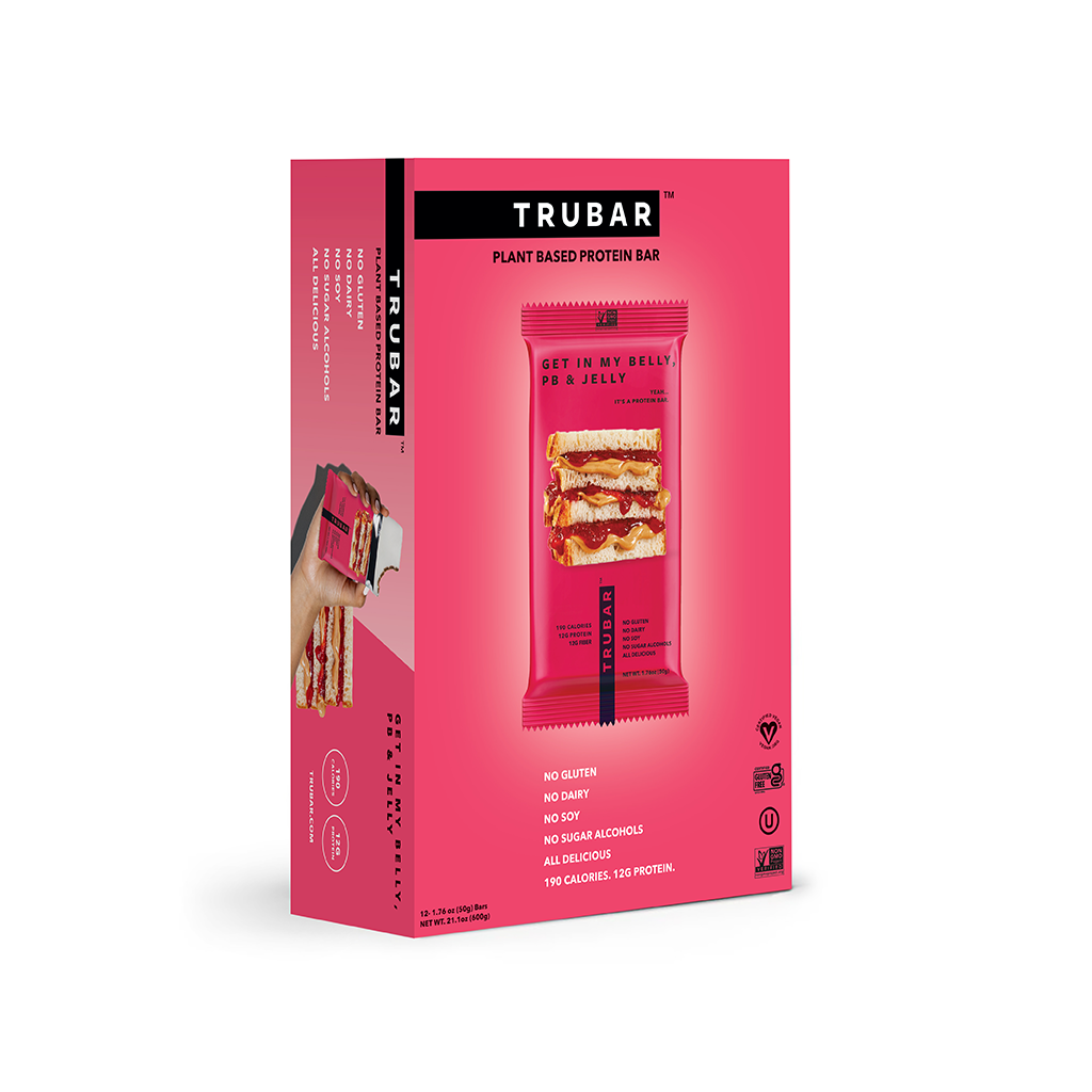Get in my Belly Peanut Butter & Jelly TRUBAR Nutrition and Protein Bar ...