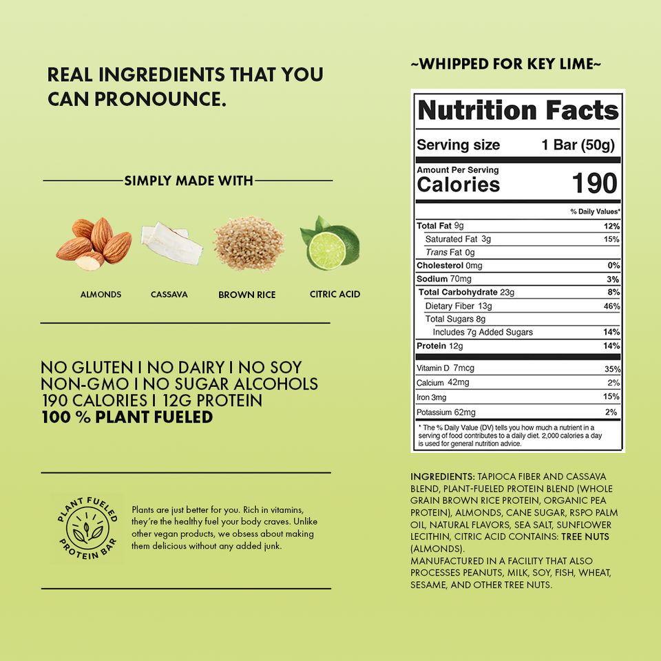 Whipped For Key Lime TRUBAR Nutrition and Protein Bar – TRUBRANDS