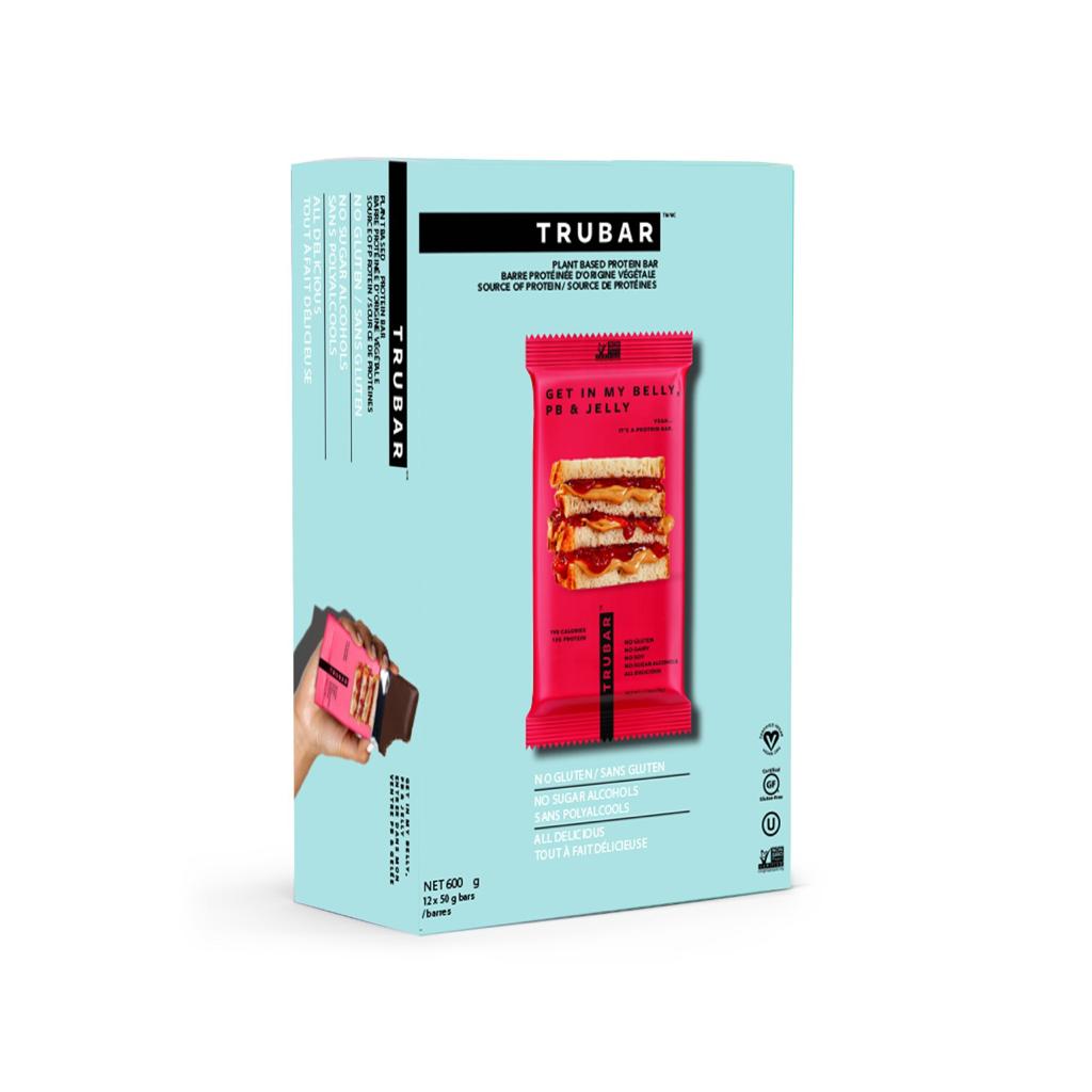Get in my Belly Peanut Butter & Jelly TRUBAR Nutrition and Protein Bar ...